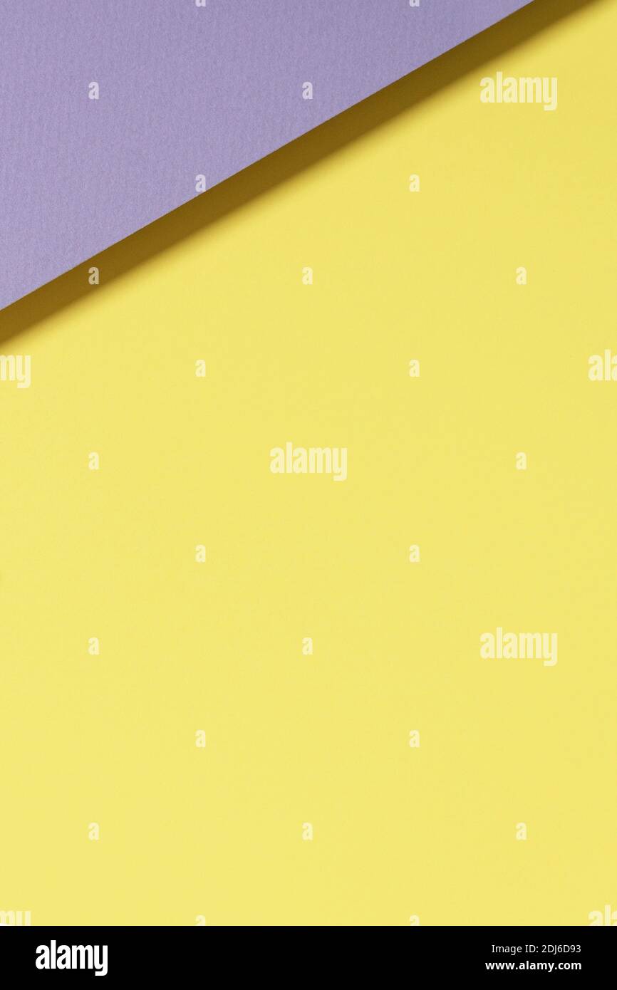 Abstract geometric paper background in yellow and gray colors. Trendy ...