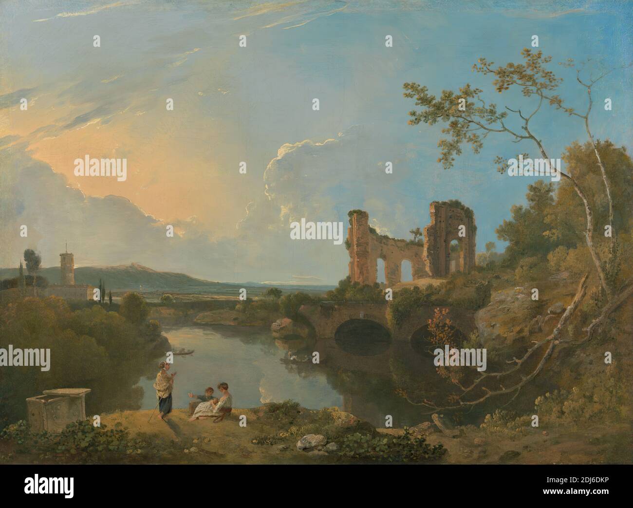 Italian Landscape (Morning), Richard Wilson RA, 1714–1782, British ...