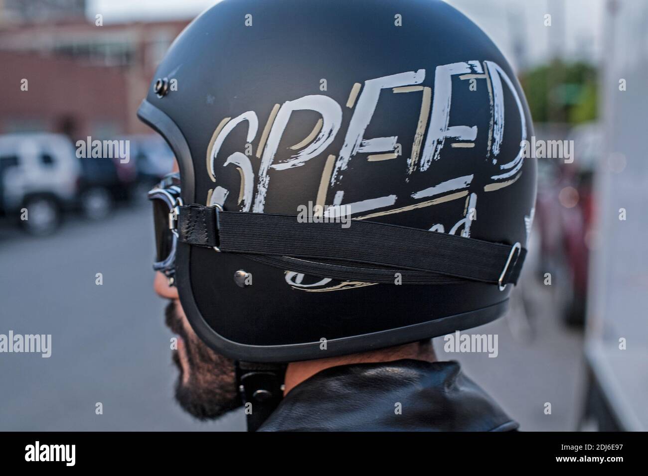Motorcycle helmet hi-res stock photography and images - Alamy