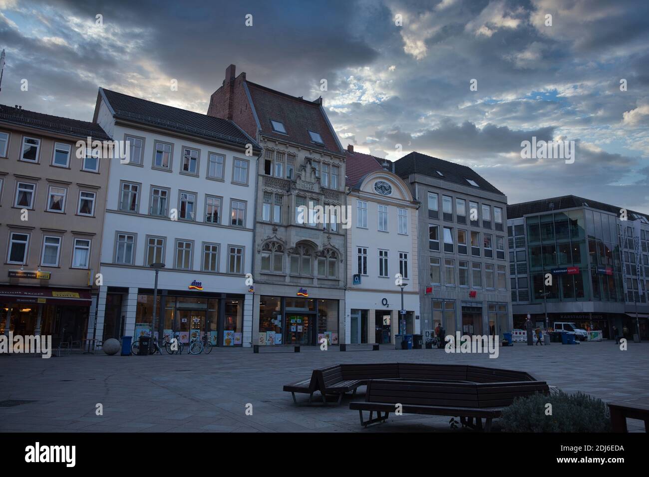 Gottingen Germany. Autumn, 2020. Historical residential architecture of ...