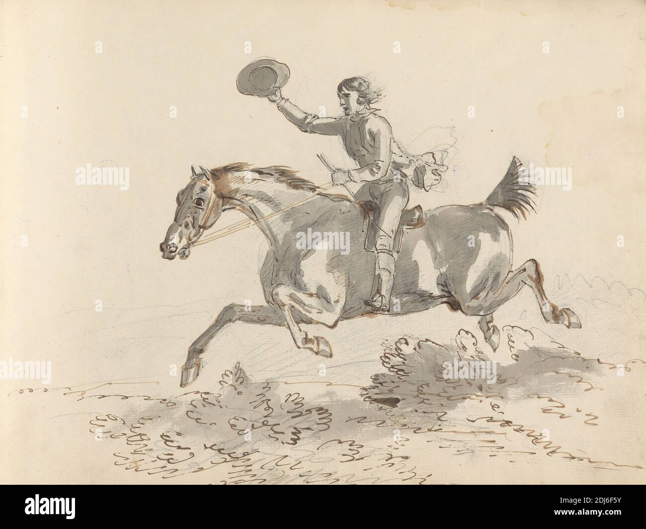 Sketchbook Drawing, Sawrey Gilpin, 1733–1807, British, 1787, Graphite ...