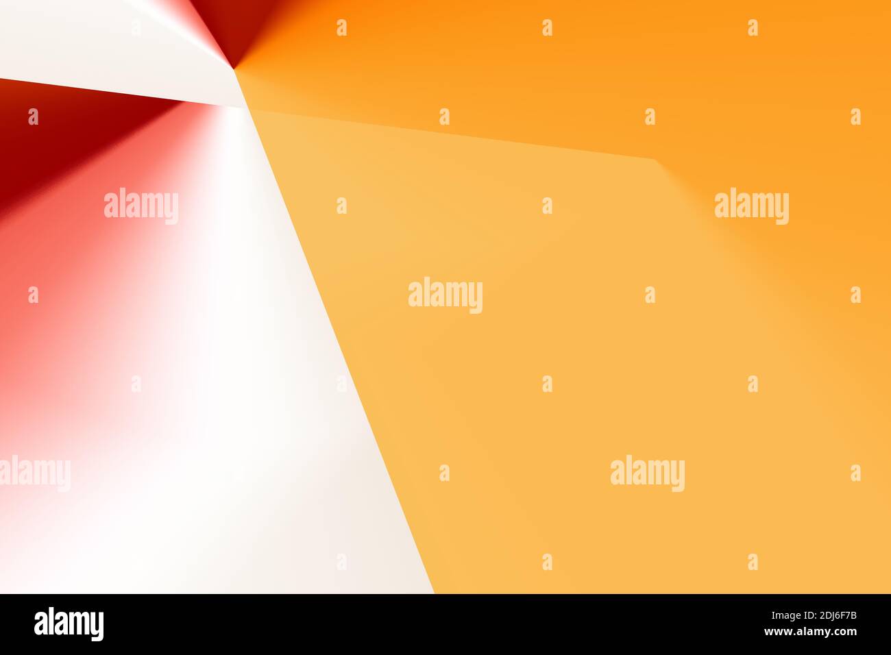 an illustration of orange gradients and red gradients separated with ...