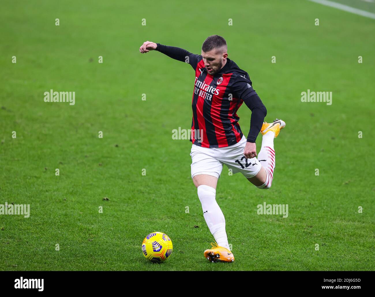 Ante Rebic of AC Milan during the Serie A 2020/21 football match ...