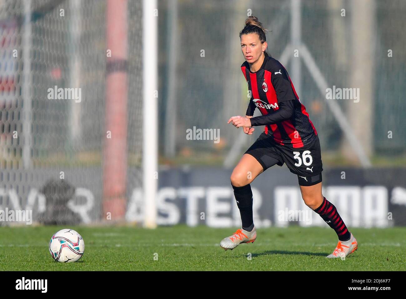 Milano, Italia. 13th Dec, 2020. Laura Agard (#36 AC Milan) in action ...