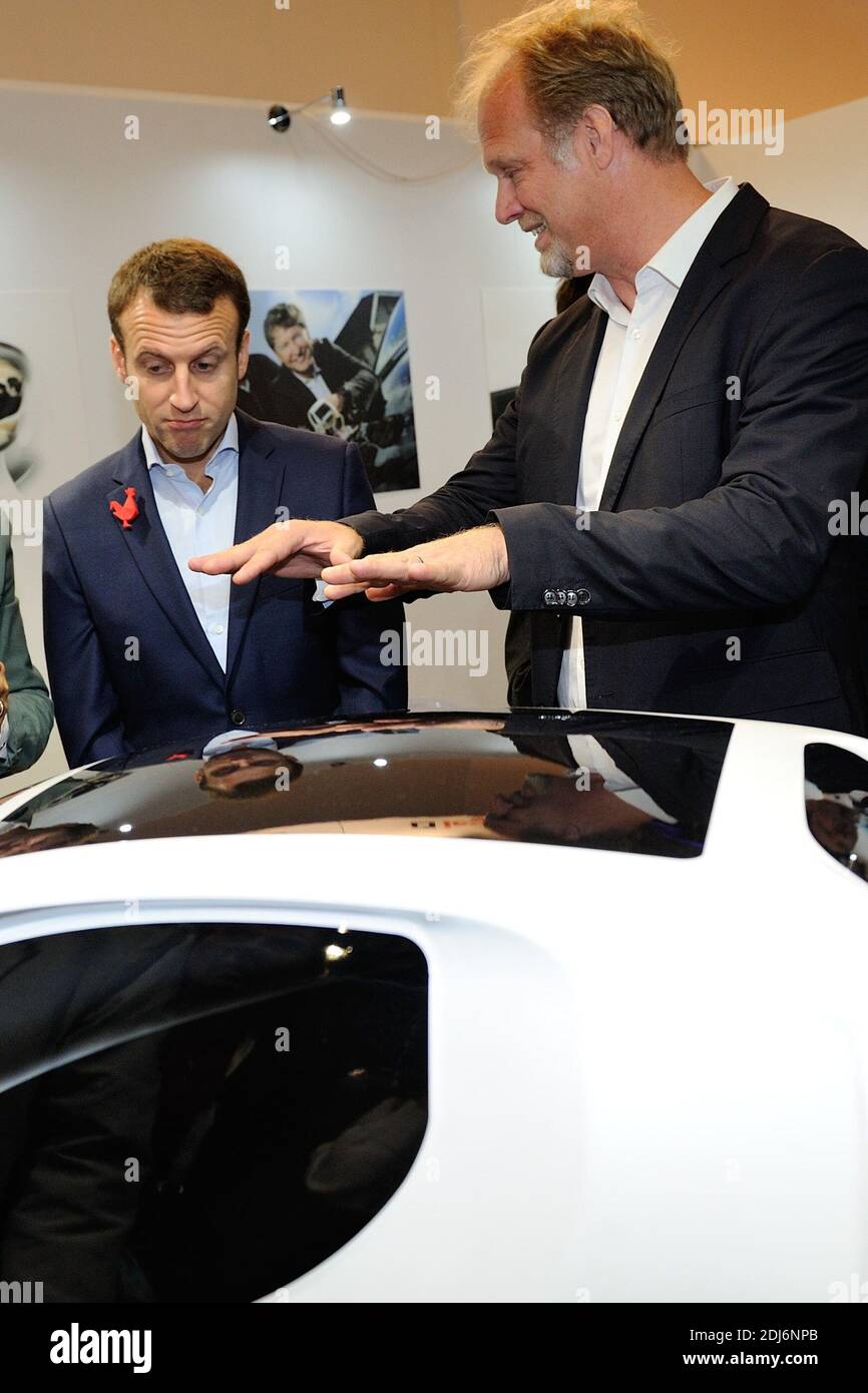 Emmanuel Macron visite le Salon Viva Technology au Salon des ...