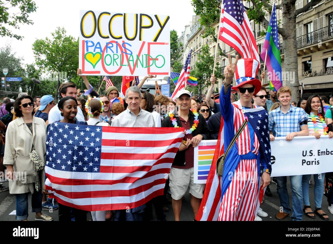 Paris Pride Parade 2016 High Resolution Stock Photography and Images ...
