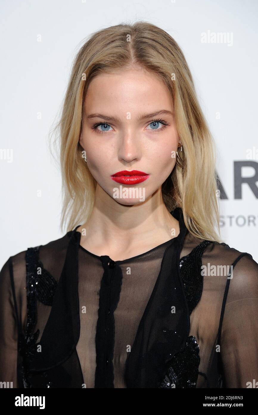 Sasha Luz attending the Amfar dinner as part of Paris Fashion Week at ...