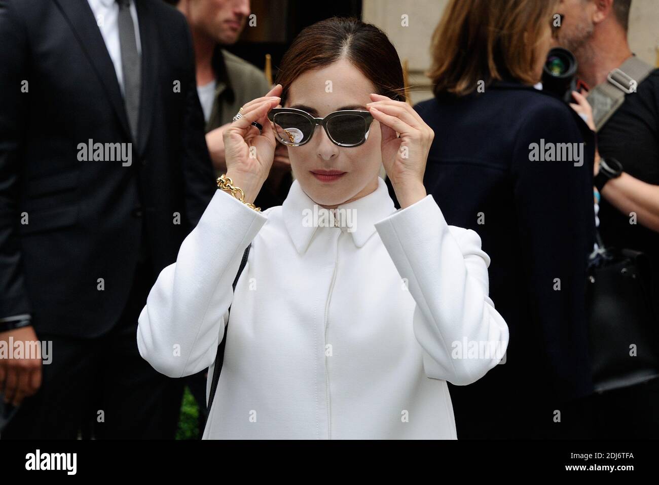 Amira Kazar attending the Christian Dior Haute Couture Fall - Winter ...