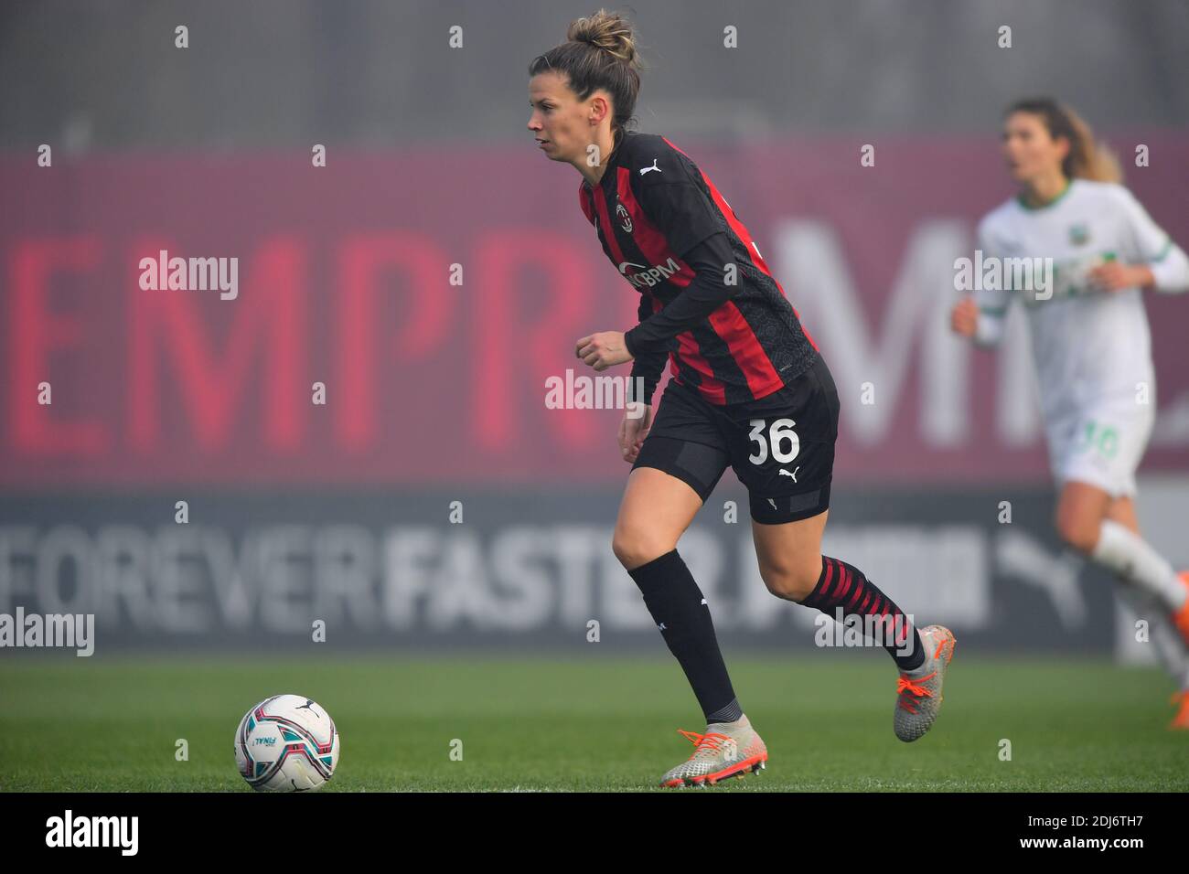 Milano, Italia. 13th Dec, 2020. Laura Agard (#36 AC Milan) in action ...