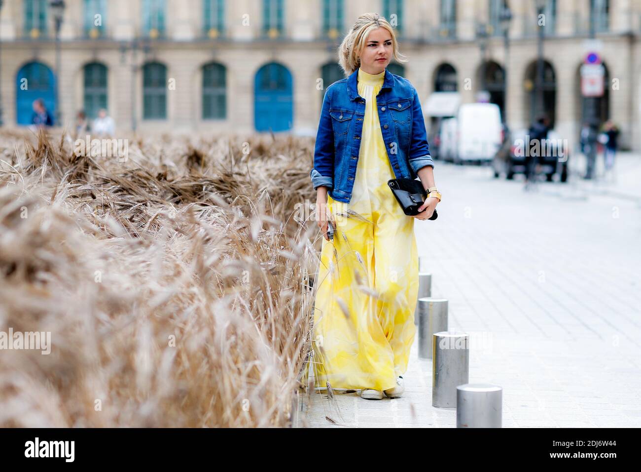 Street style, Mathilde Margail (blogger: Au Petit Imprevu) arriving at ...