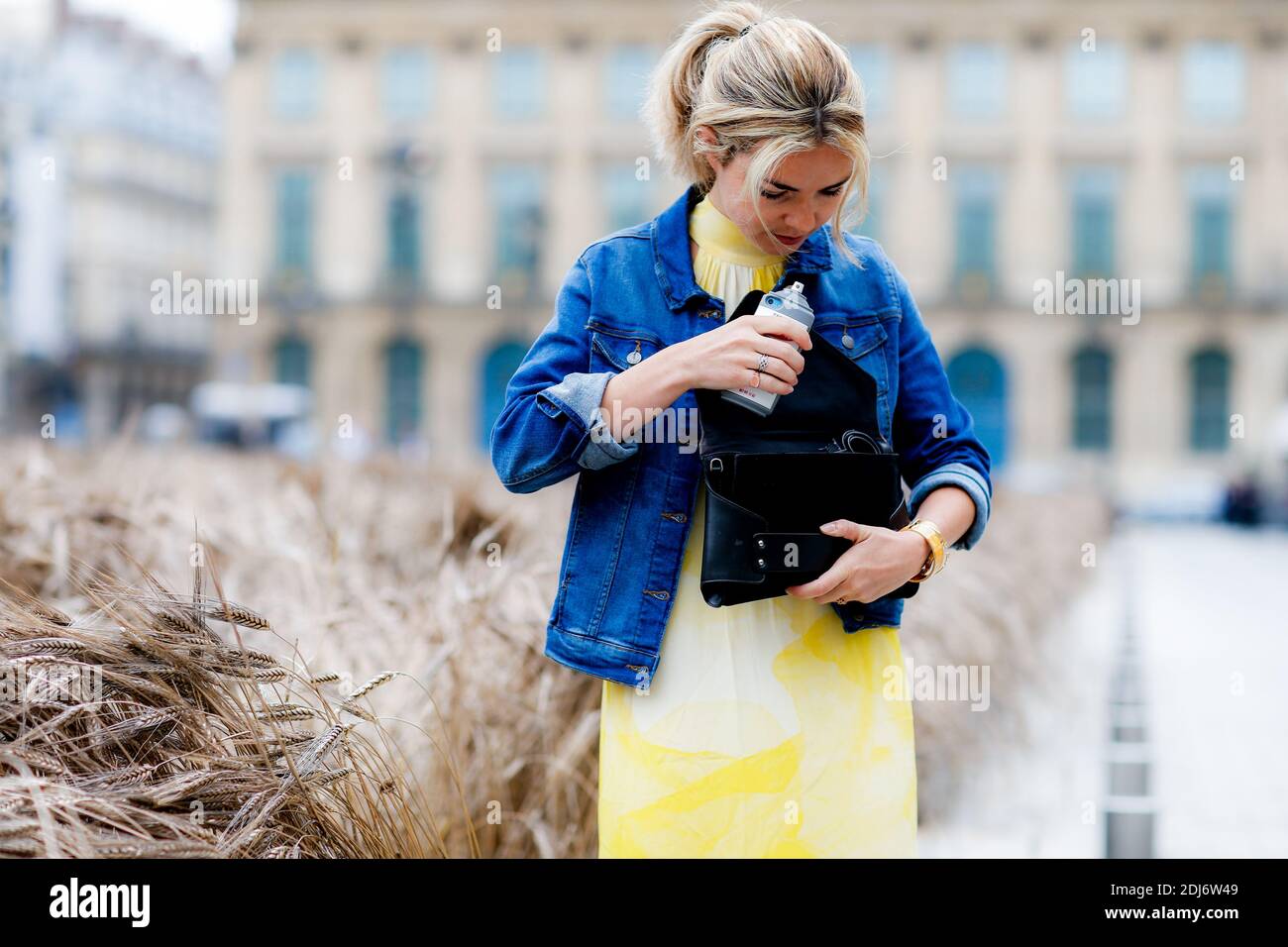 Street style, Mathilde Margail (blogger: Au Petit Imprevu) arriving at ...