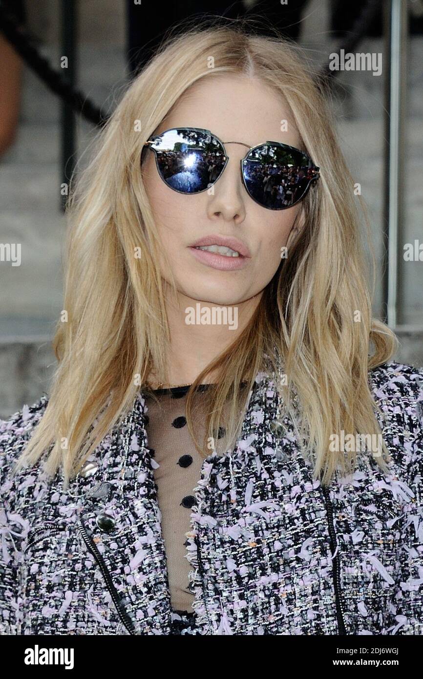 Elena Perminova attending the Giambattista Valli Haute Couture Fall ...