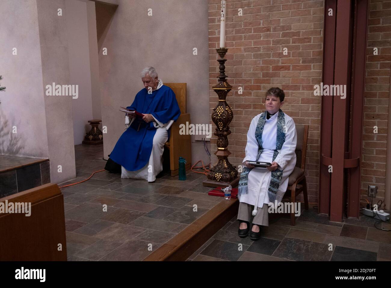Pastor pulpit hi-res stock photography and images - Alamy