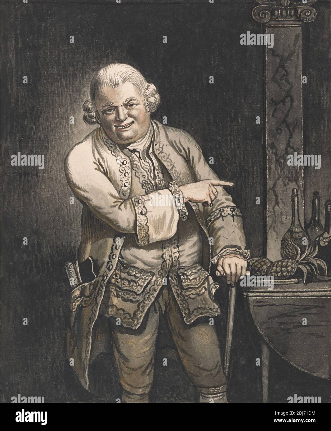 In Place, John Collet, ca. 1725–1780, British, 1769, Watercolor, gray ...