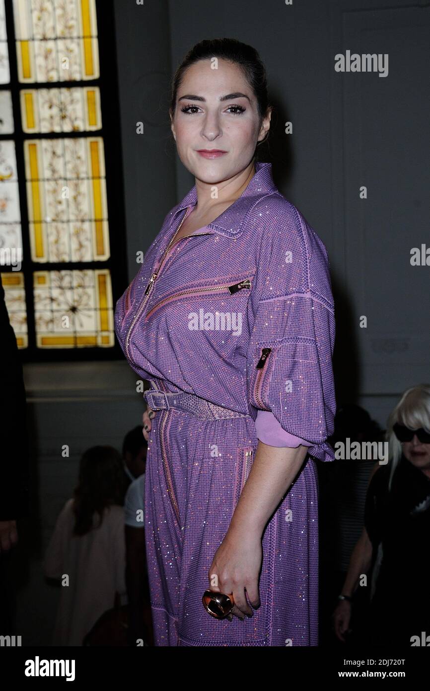 Marilou Berry attending the Jean-Paul Gaultier Haute Couture Fall - Winter 2016/2017 show as ...