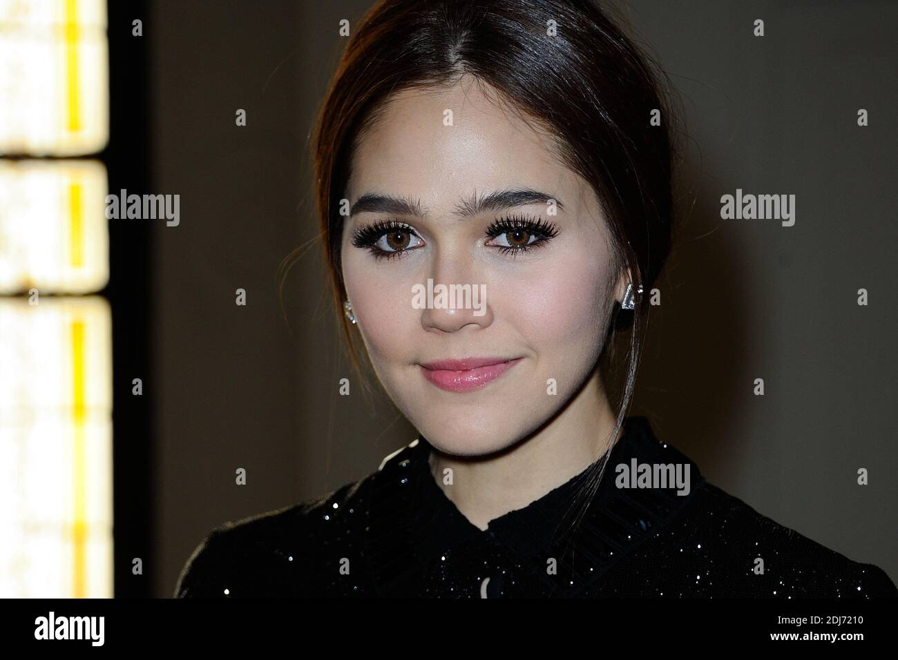 Araya Alberta Hargate attending the Jean-Paul Gaultier Haute Couture ...