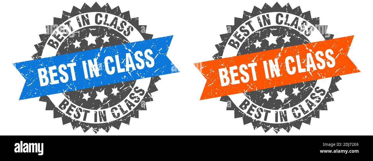best in class grunge stamp set. best in class band sign Stock Vector ...