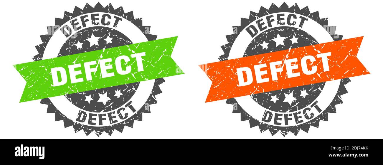 defect grunge stamp set. defect band sign Stock Vector Image & Art - Alamy