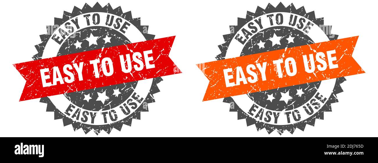 easy to use grunge stamp set. easy to use band sign Stock Vector Image ...