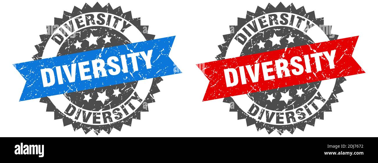 diversity grunge stamp set. diversity band sign Stock Vector Image ...