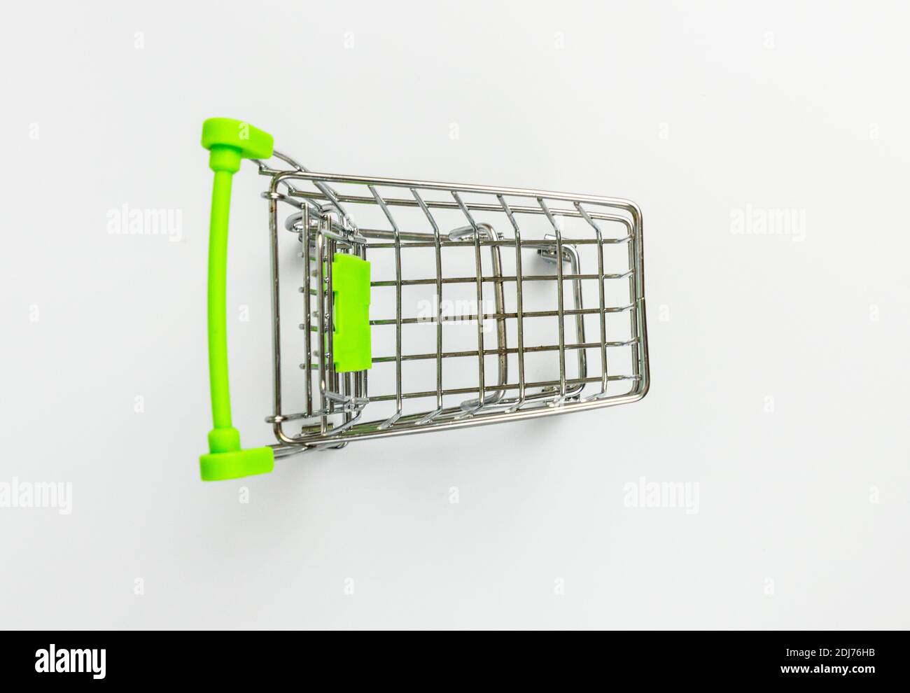 Shopping cart top view Stock Photo - Alamy