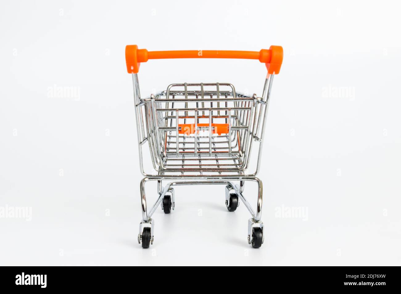 Shopping cart or trolley isolated Stock Photo - Alamy