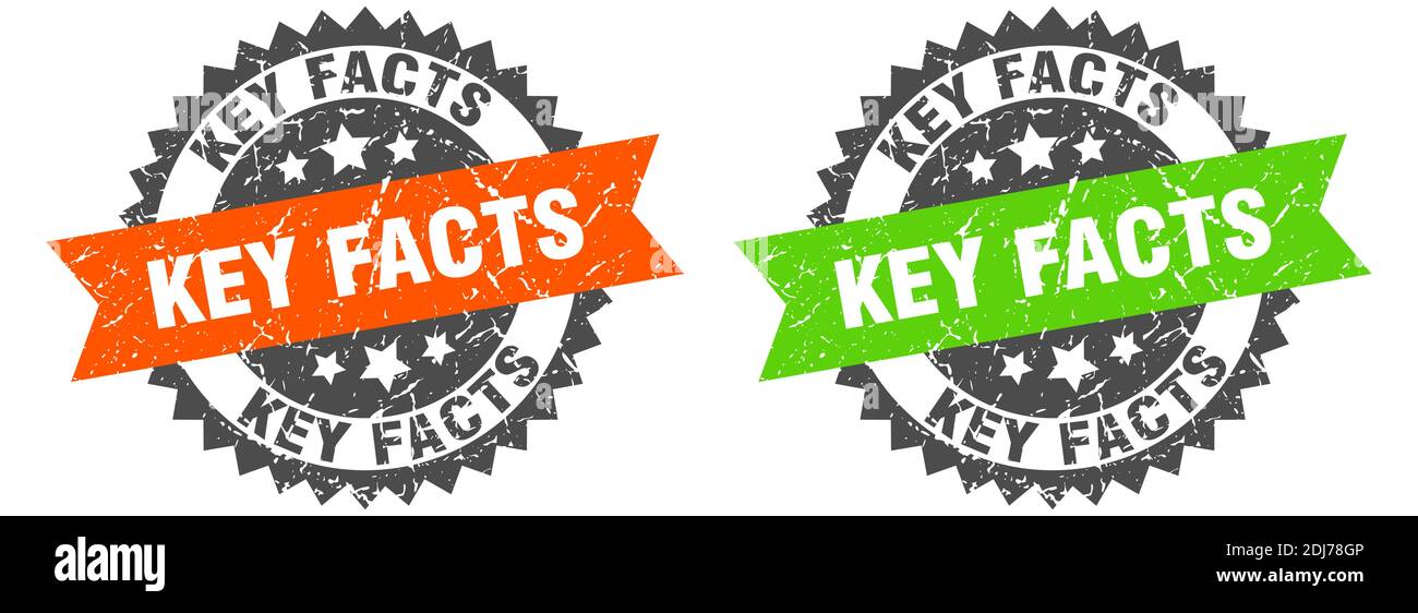 key facts grunge stamp set. key facts band sign Stock Vector Image ...