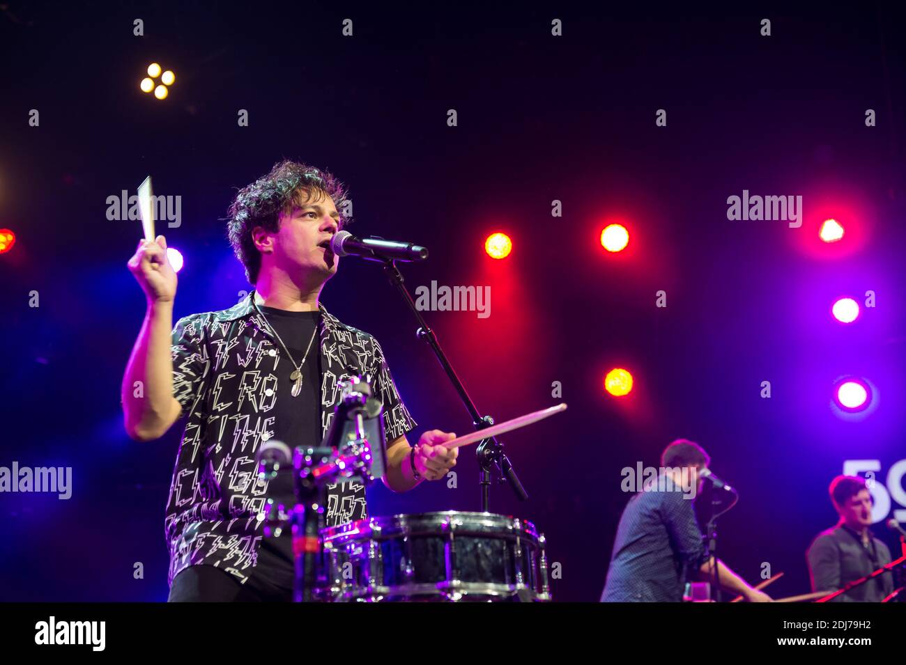 Jamie Cullum performs live on stage at Montreux Jazz Festival in ...