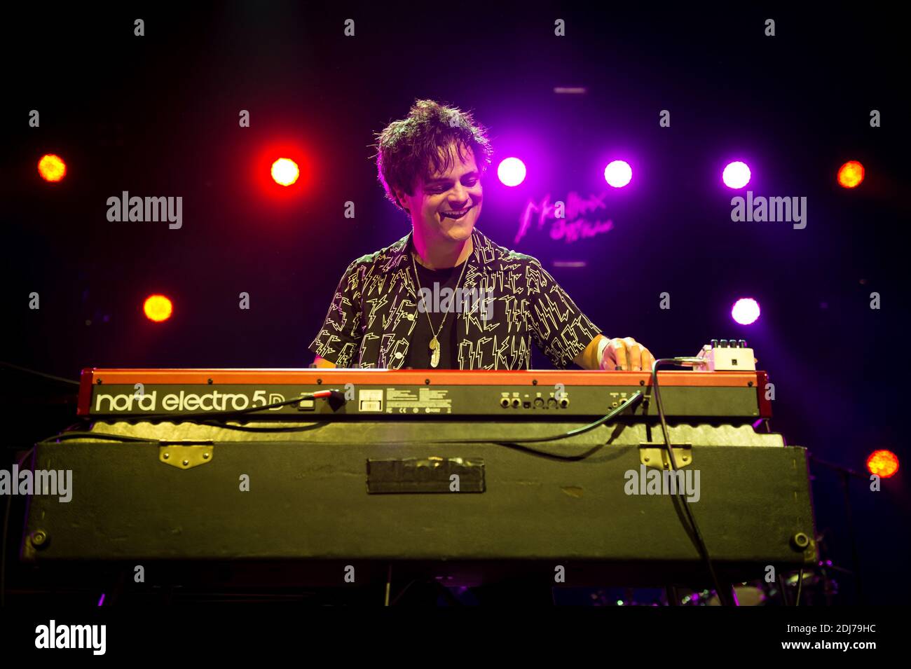 Jamie Cullum performs live on stage at Montreux Jazz Festival in ...