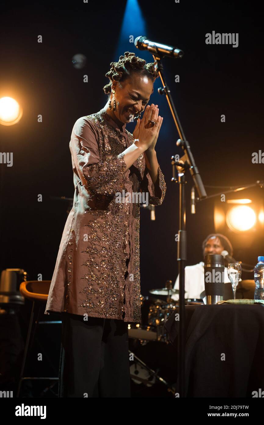 Lisa Simone performs live on stage at Montreux Jazz Festival in ...