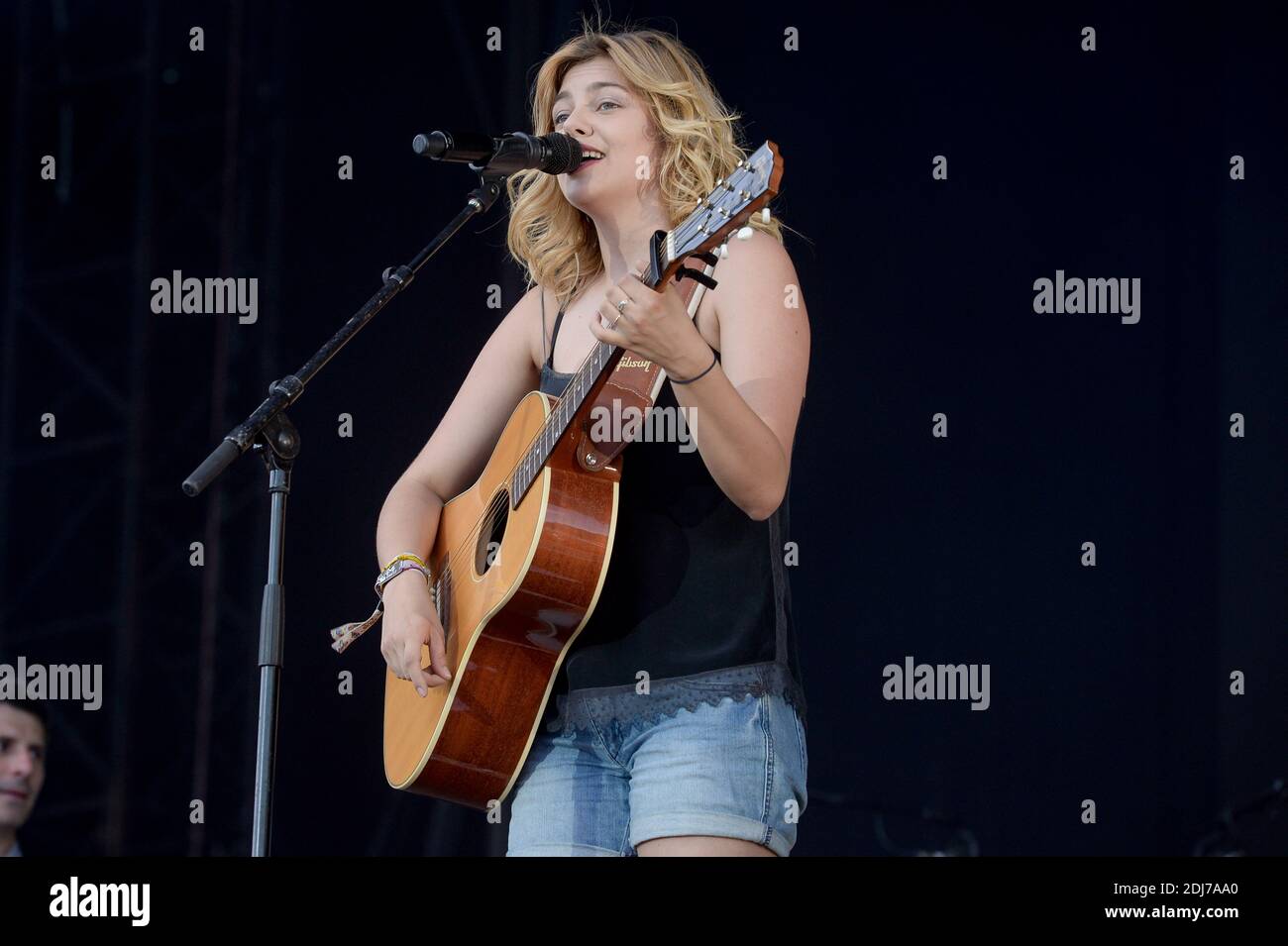Louane Emera performs live in concert at Les Vieilles Charrues festival ...