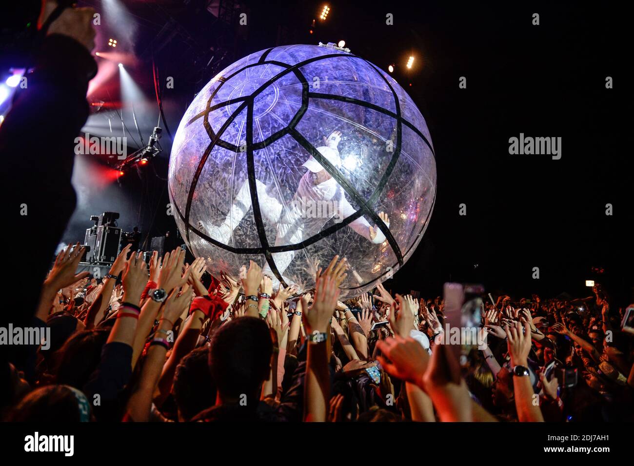 Major Lazer performs live in concert at Festival Les Vieilles Charrues ...