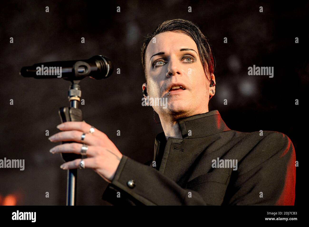 Blutengel peforms live in concert at Amphi Festival in Koln, Germany on ...