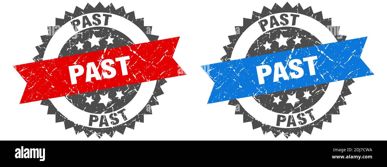 past grunge stamp set. past band sign Stock Vector Image & Art - Alamy