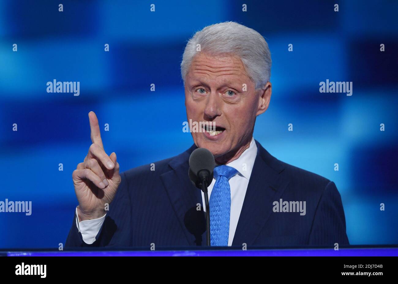 Former President Bill Clinton speaks during the second day of the ...