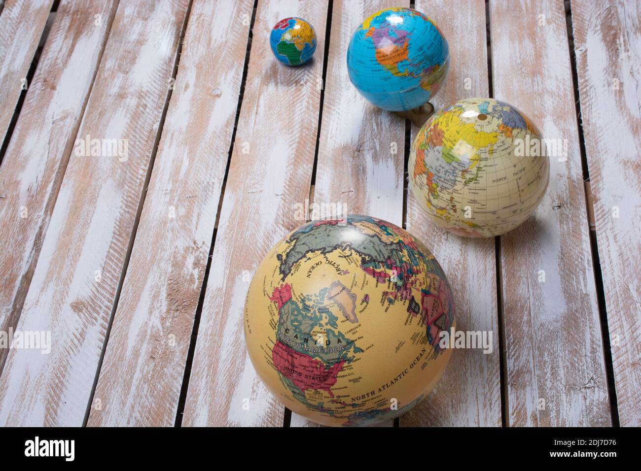 World globe model. Global business and ecology concept Stock Photo - Alamy