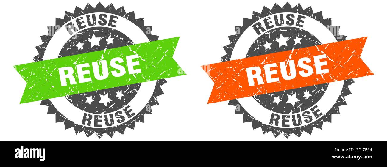 reuse grunge stamp set. reuse band sign Stock Vector Image & Art - Alamy
