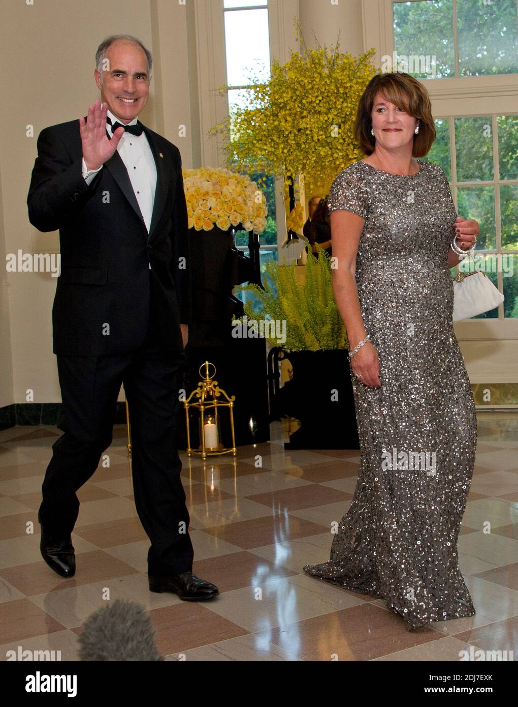 United States Senator Bob Casey (Democrat of Pennsylvania) and Terese ...