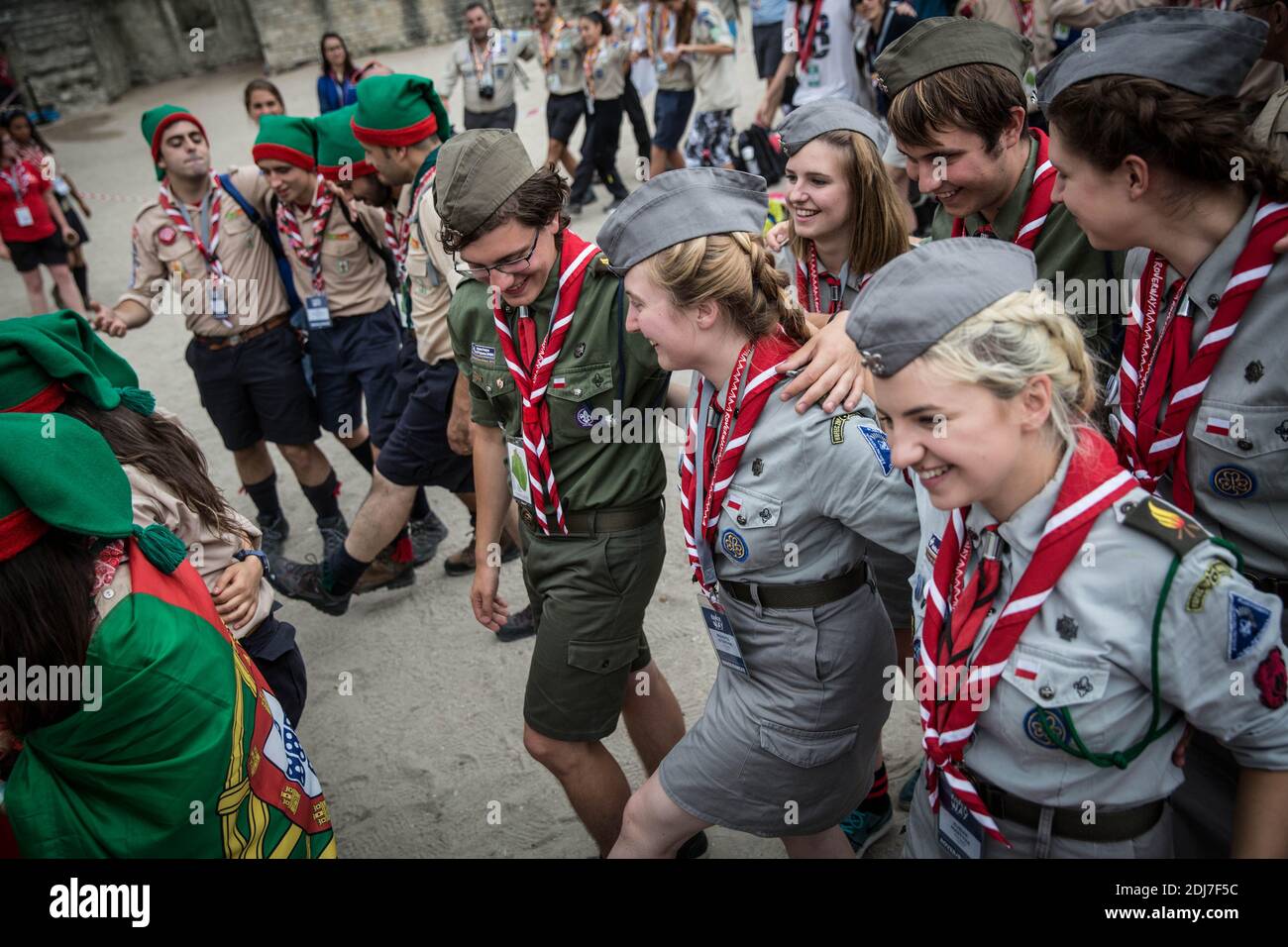 Atmosphere during the official opening of 'Roverway 2016', an ...