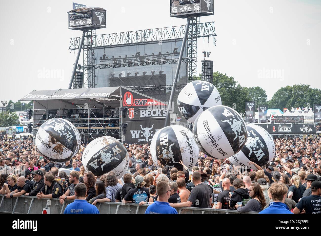 Skyline performs at 27th Wacken Open Air Festival in Wacken, Germany on ...
