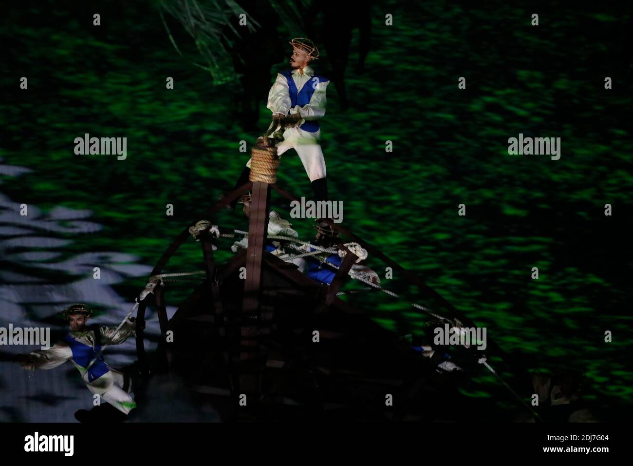 Opening Ceremony of the Rio 2016 Olympic Games in Maracana Stadium, Rio ...