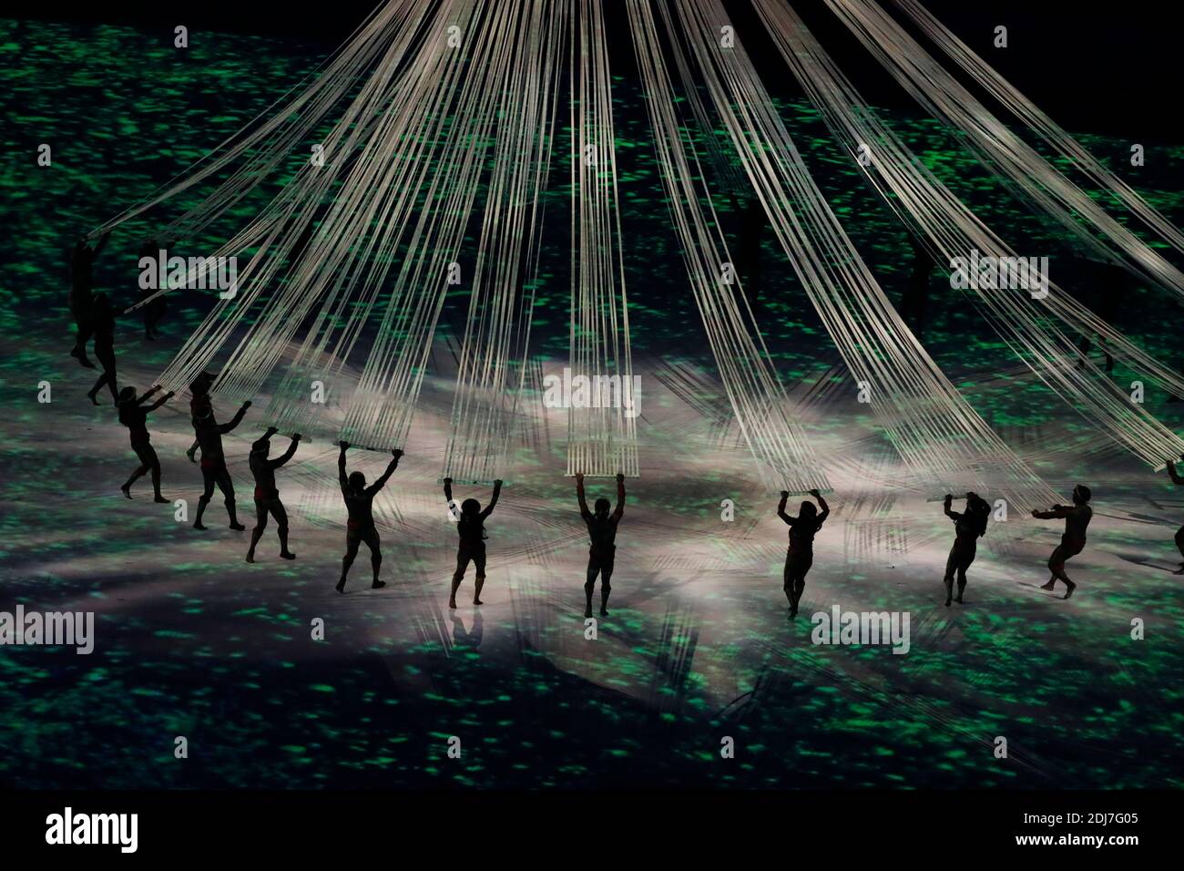Opening Ceremony of the Rio 2016 Olympic Games in Maracana Stadium, Rio ...