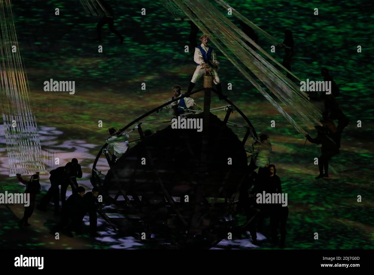 Opening Ceremony of the Rio 2016 Olympic Games in Maracana Stadium, Rio ...