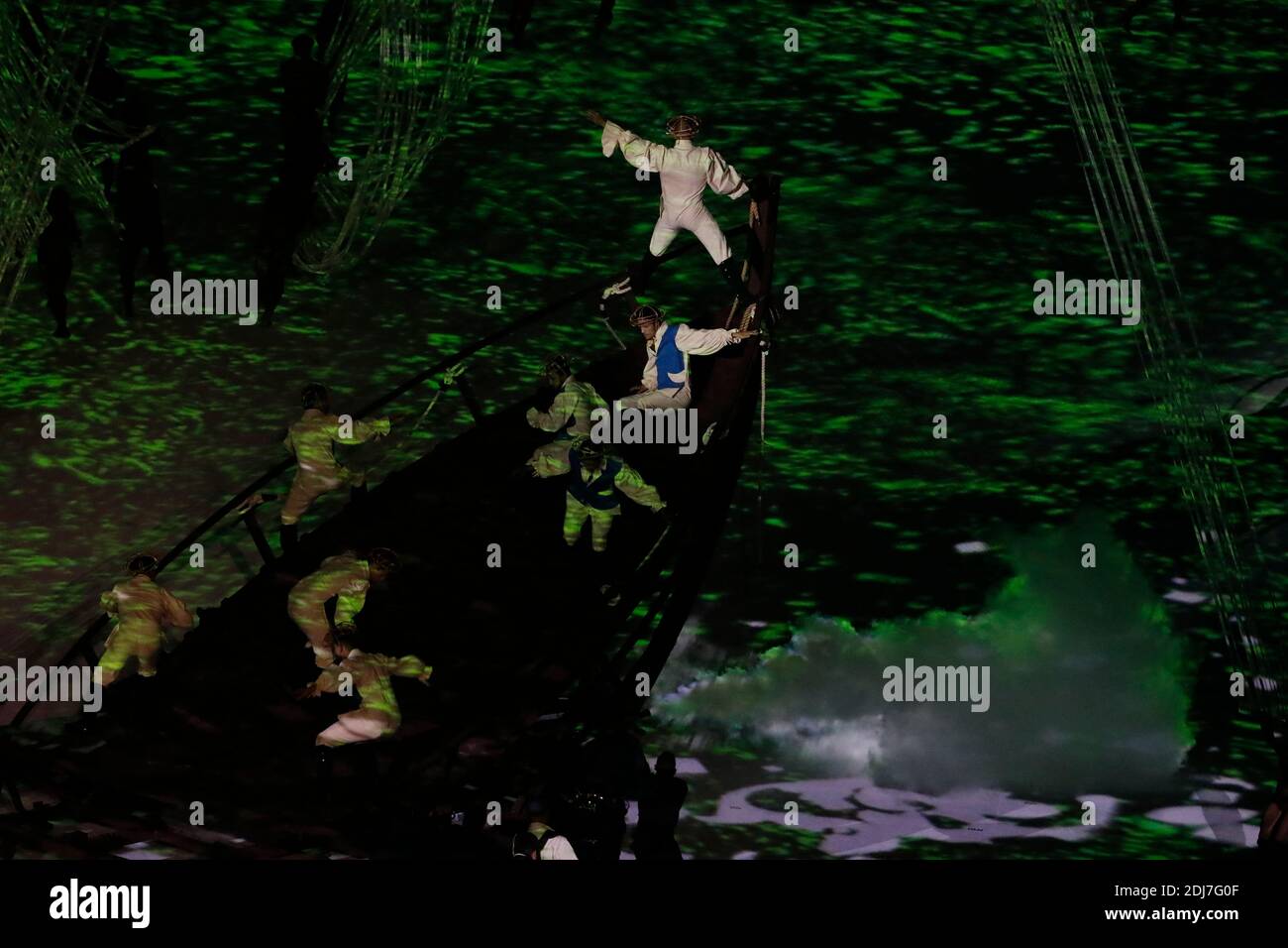 Opening Ceremony of the Rio 2016 Olympic Games in Maracana Stadium, Rio ...