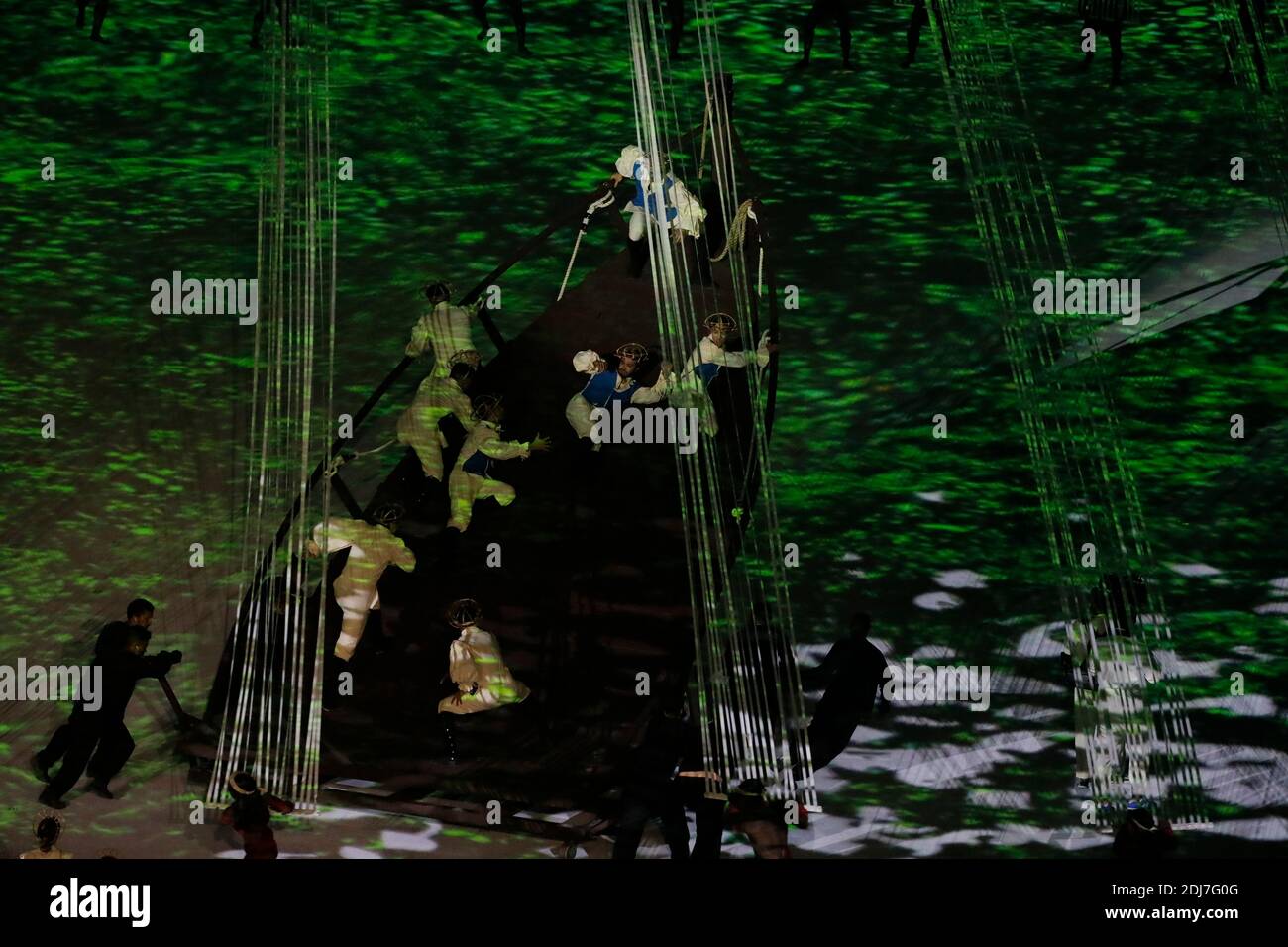 Opening Ceremony of the Rio 2016 Olympic Games in Maracana Stadium, Rio ...