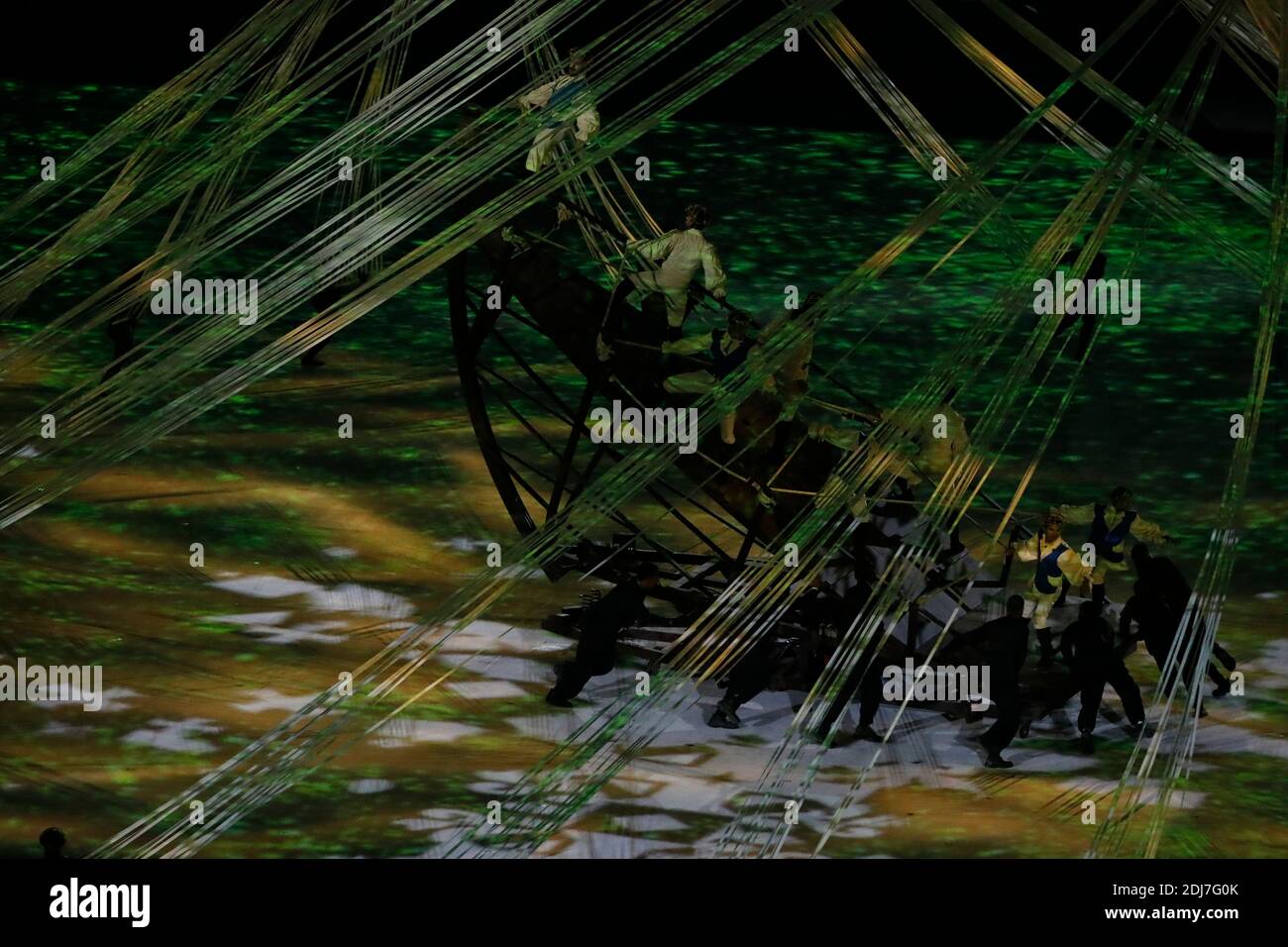 Opening Ceremony of the Rio 2016 Olympic Games in Maracana Stadium, Rio ...