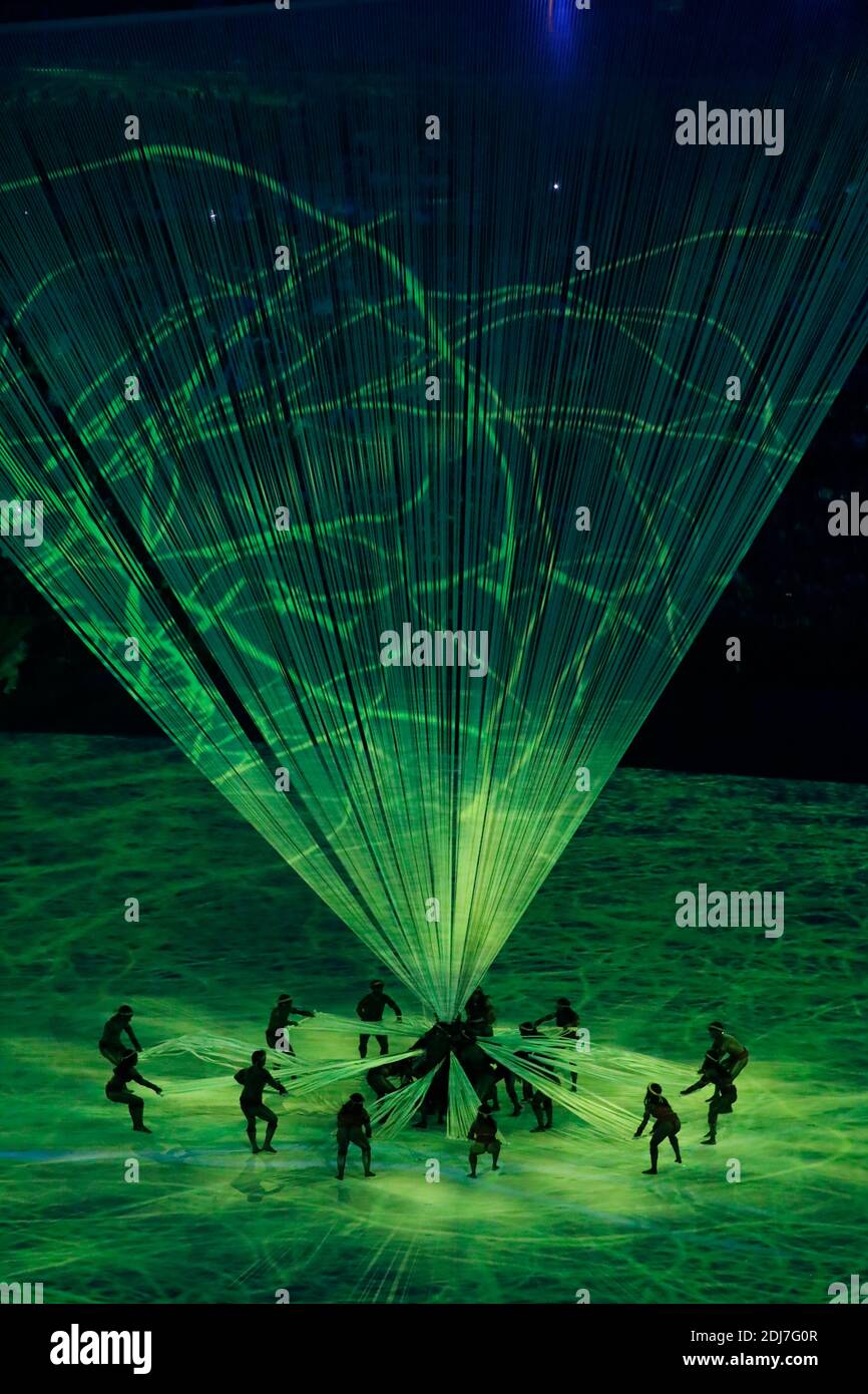 Opening Ceremony of the Rio 2016 Olympic Games in Maracana Stadium, Rio ...