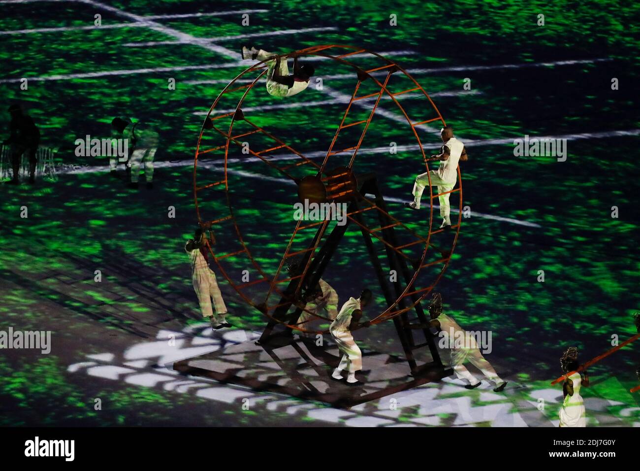 Opening Ceremony of the Rio 2016 Olympic Games in Maracana Stadium, Rio ...