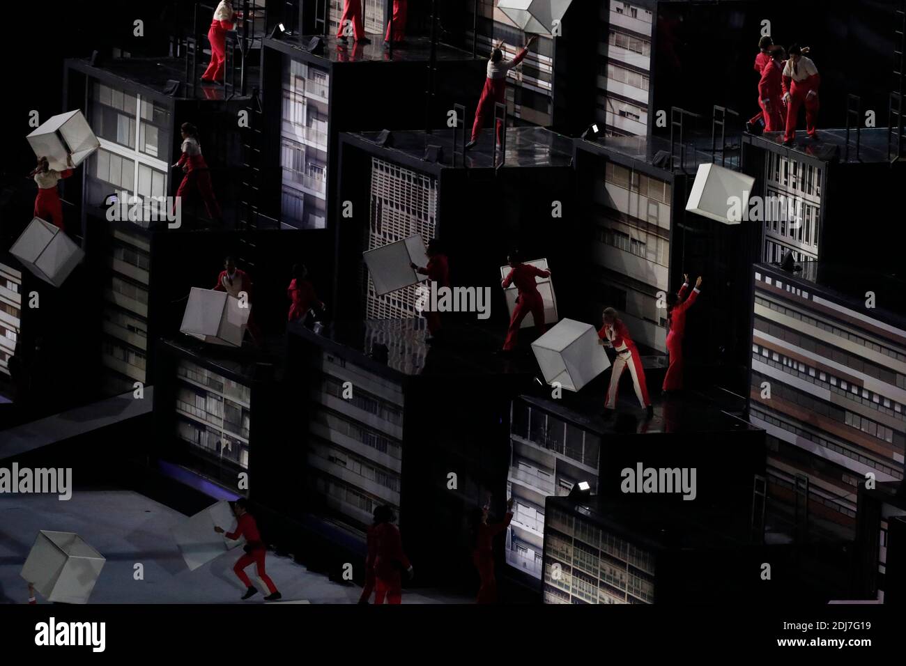 Opening Ceremony of the Rio 2016 Olympic Games in Maracana Stadium, Rio ...