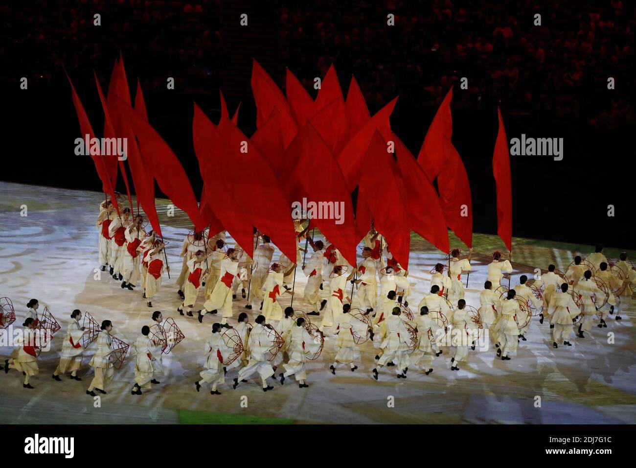 Opening Ceremony of the Rio 2016 Olympic Games in Maracana Stadium, Rio ...
